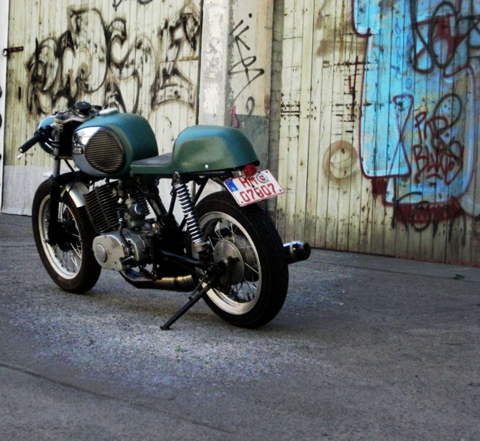 MOTORCYCLE 74: MZ - TS 250 cafe racer