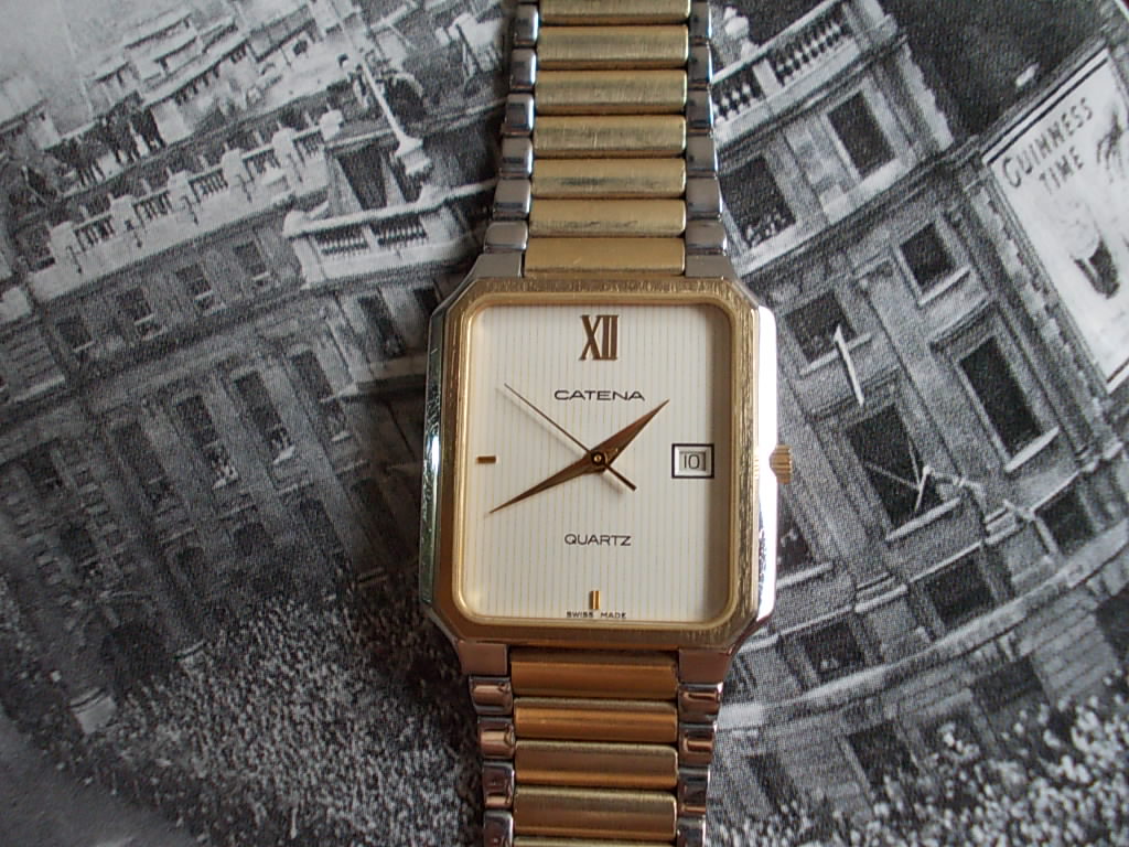 vintage watches: Catena quartz swiss made RM180