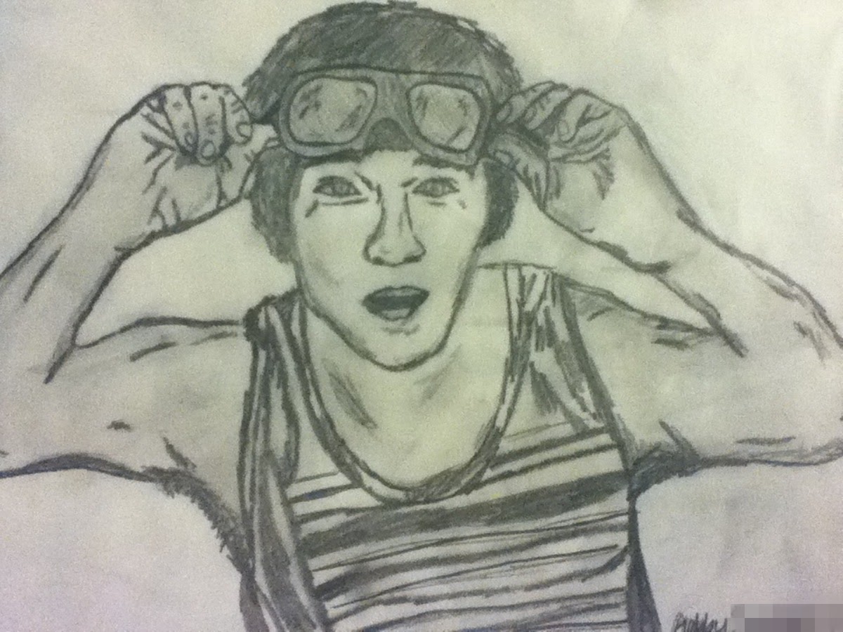 Drawing Basic Sketches: Tyler Posey ( Teen Wolf Scott McCall )