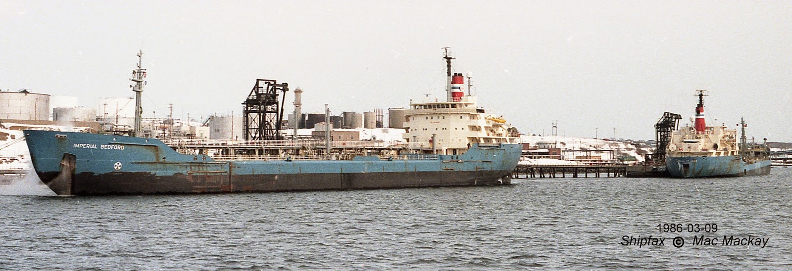 Shipfax: Imperial Oil Tankers - Part 3 - Imperial Bedford