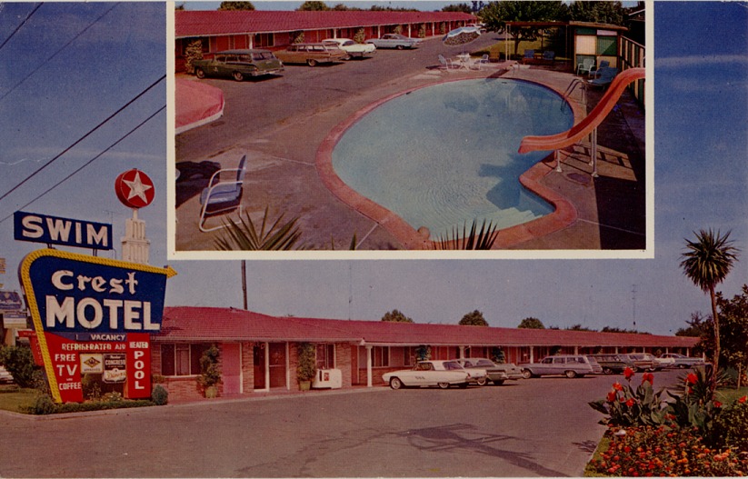 The Blog About the Postcards: Crest Motel