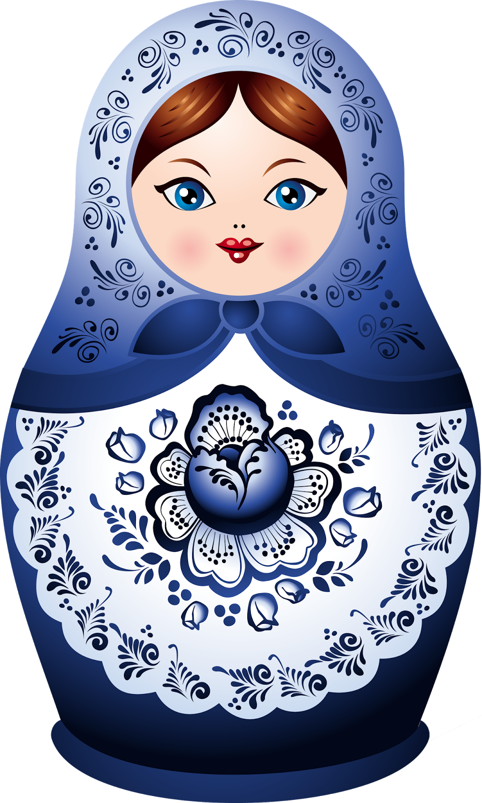 Baú da Web: Desenhos de Boneca Russa Matrioska para pintar