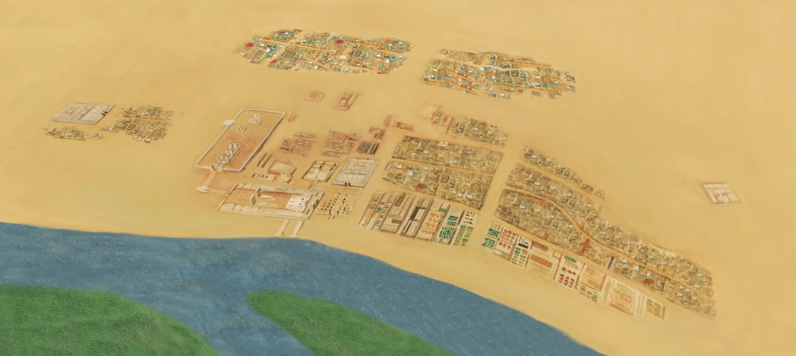 Ancient Egyptian City Layout