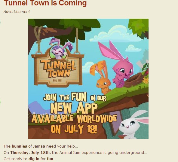 Animal Jam Splatter!: Tunnel Town & Adventures