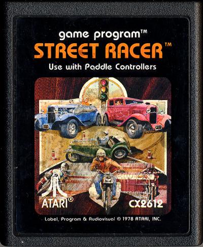 Jogo Street Racer Atari 2600 de 1977 gameplay e link download rom para ...