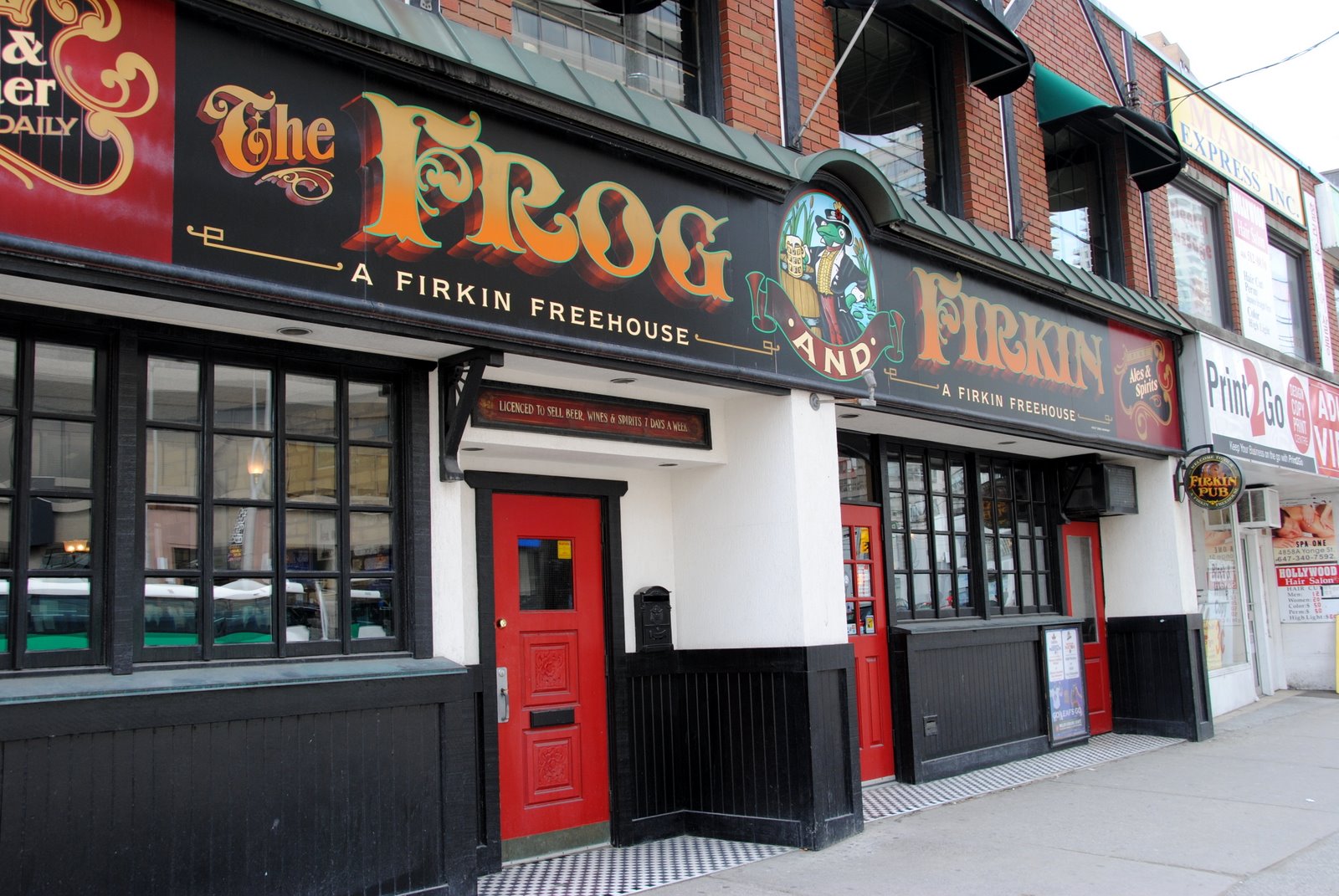 One a Day from Toronto: Frog and firkin