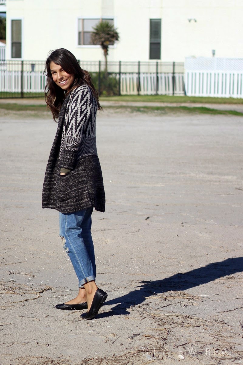 What I Wore: Casual, Cozy Cardi - Style Wire | Boston Adventure ...