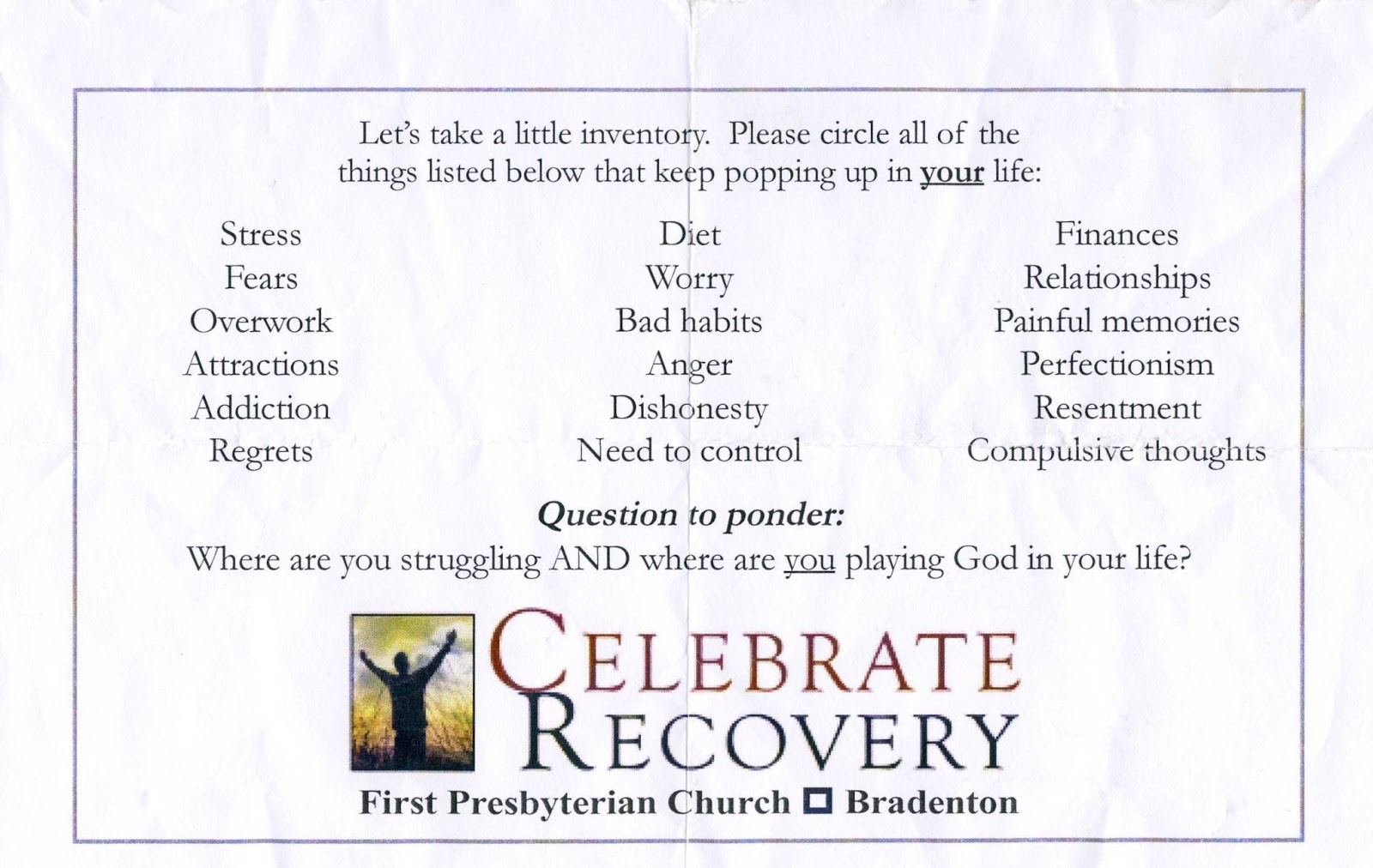 BEYOND to BETTER THINGS: Celebrate Recovery + 2015 Edit