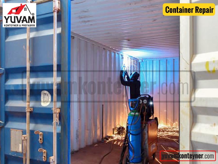 Container Repair And Maintenance - Yuvam Container, Prefabricated