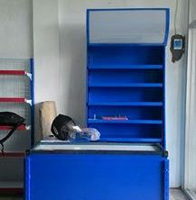 JUAL RAK GONDOLA MADIUN: RAK ROKOK DAN MEJA KASIR