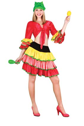 Cómo hacer un traje de rumbera - Imagui