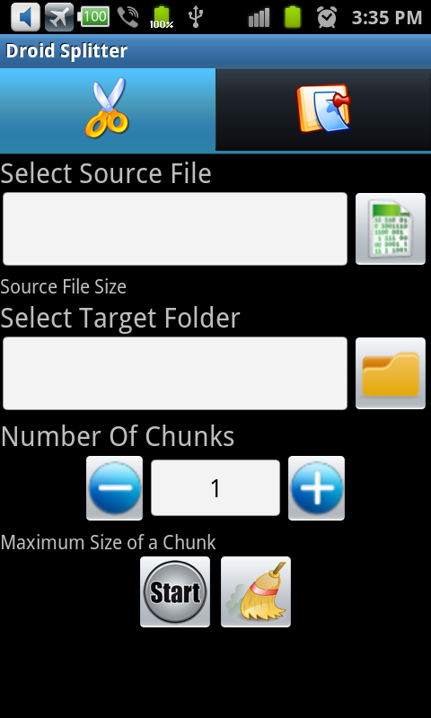 Ishara Software Corporation: Droid Splitter (Android Application)