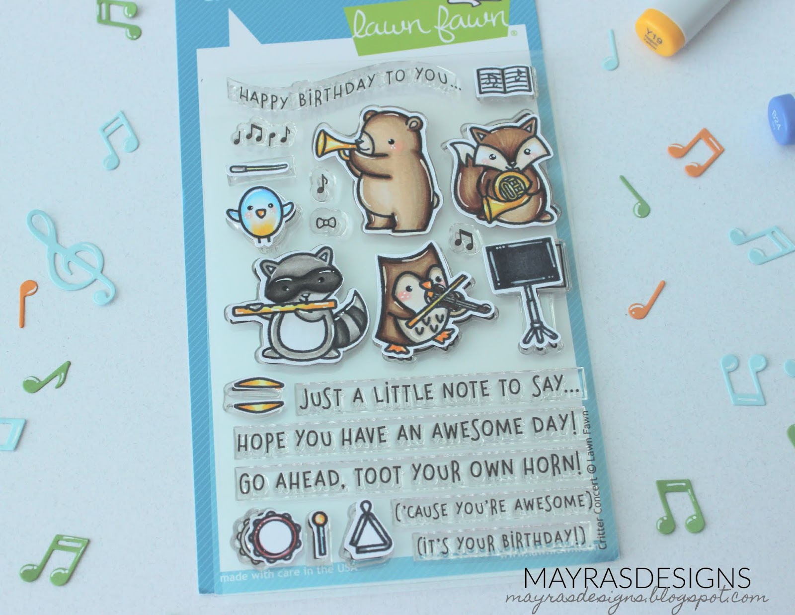 Mayras Designs: Just A Little Note to Say....