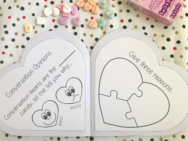 Primary Graffiti: Fun with Conversation Hearts {Mini Book}