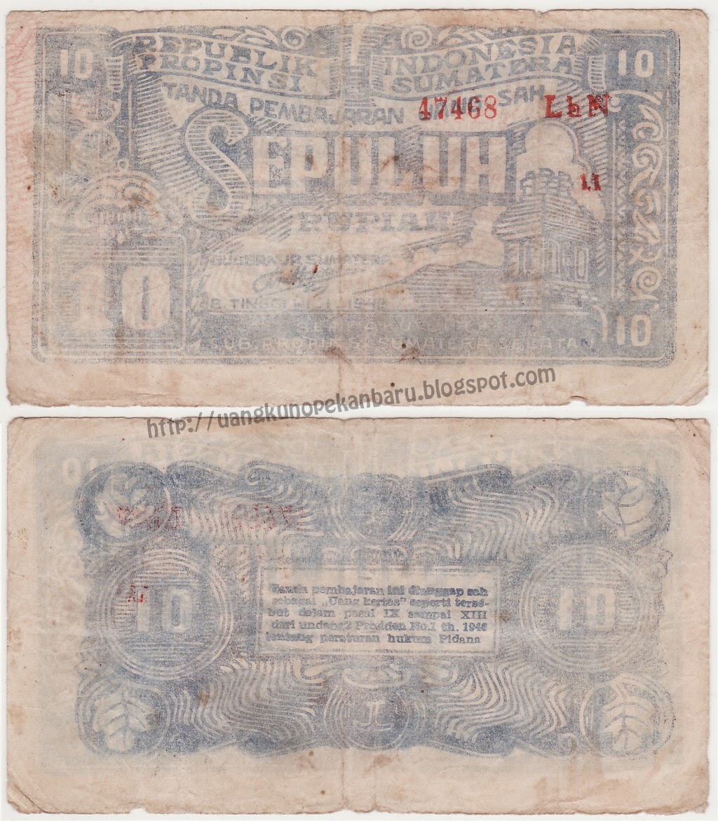 Uang Kuno Koleksi dan Mahar Pernikahan: Seri Orida-Urida (1947-1948)