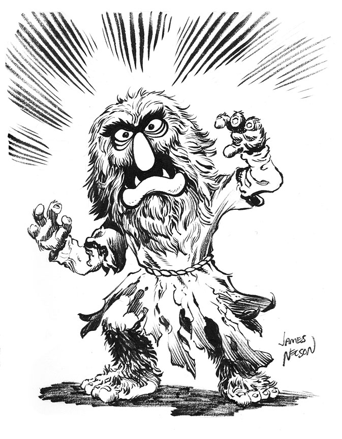 THE ART OF JIM NELSON: Con sketch: Sweetums