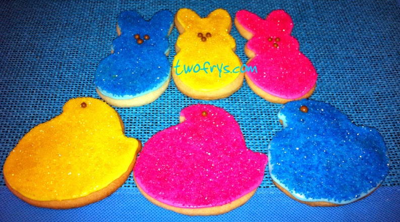 Two Frys: Easter Egg and Peeps Sugar Cookies