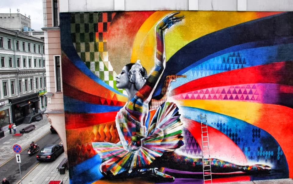 Florilège: EDUARDO KOBRA - STREET ART - BRESIL