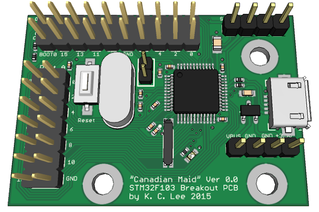 Hardware by design: STM32F103 Breakout Board