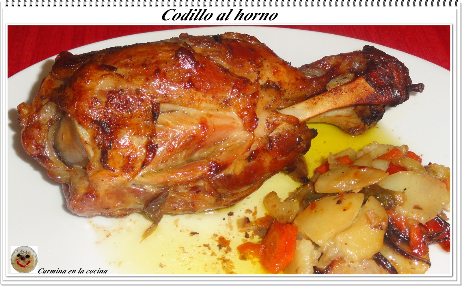 CODILLO AL HORNO - Carmina en la Cocina