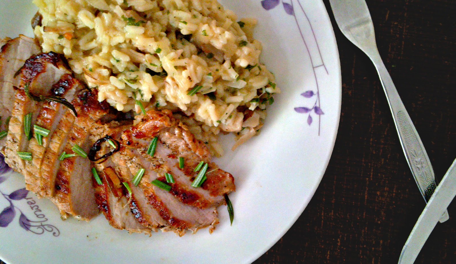 Food's Language: BEEFSTEAK AND CREAMY MUSHROOM RISOTTO