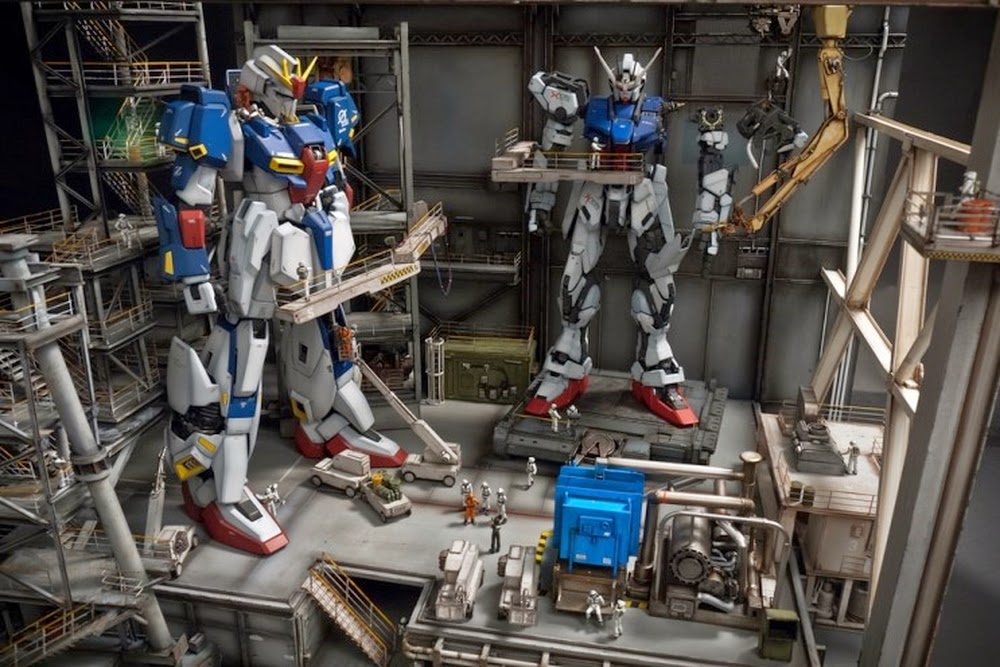 Custom Build: 1/60 Gundam Assemble Plant / Hangar Diorama - Gundam Kits ...