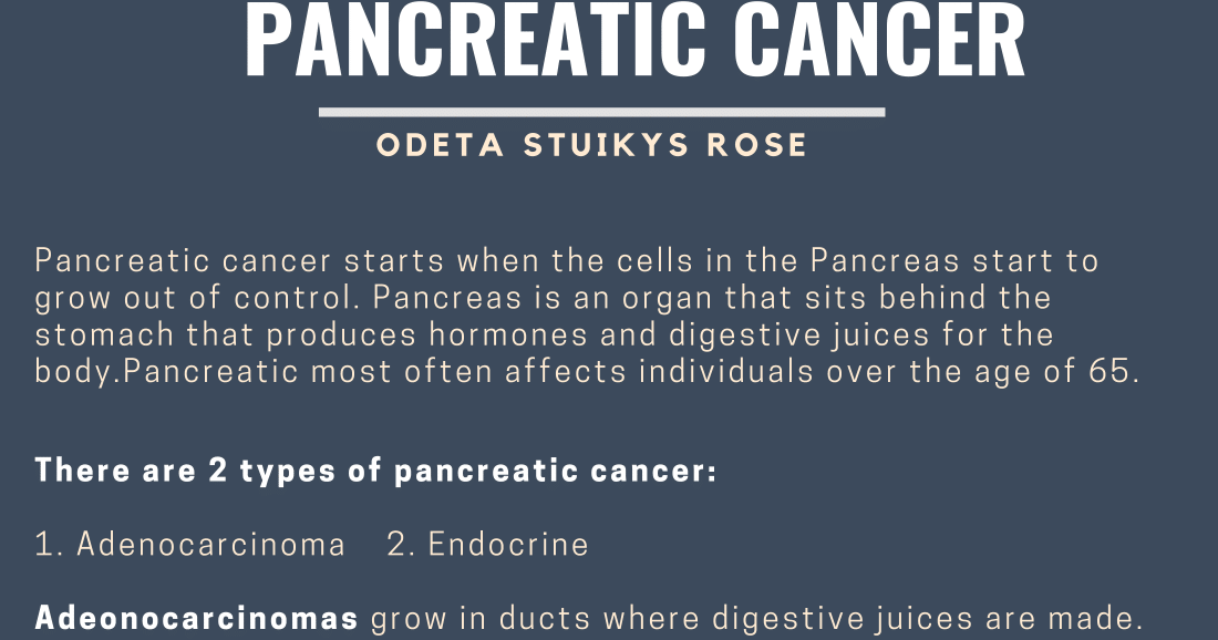 How Does Pancreatic Cancer Affect Your life? | Odeta Stuikys Rose