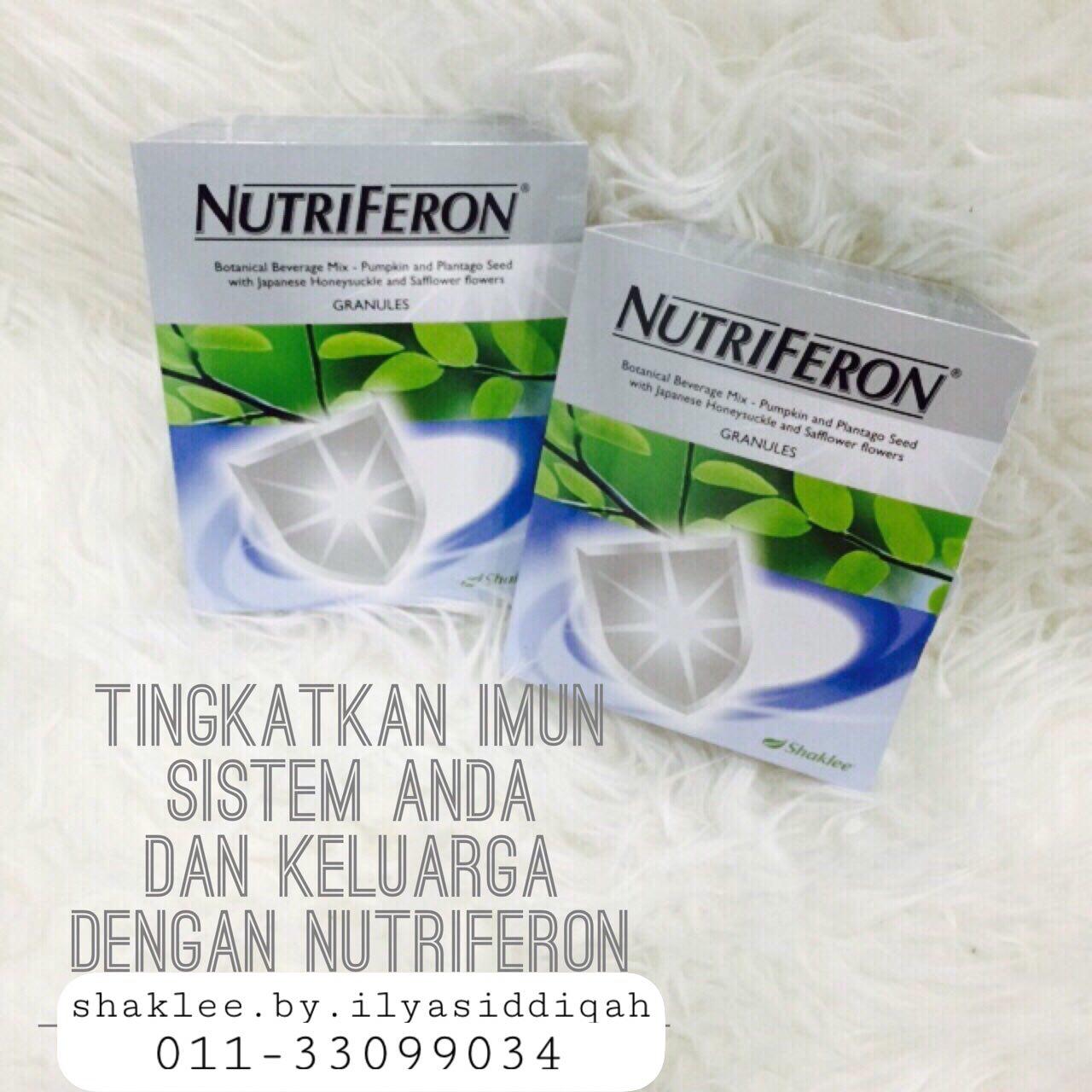 Aisyah Assiddiqah Sariff: Nutriferon : Immune Booster TERBAIK!