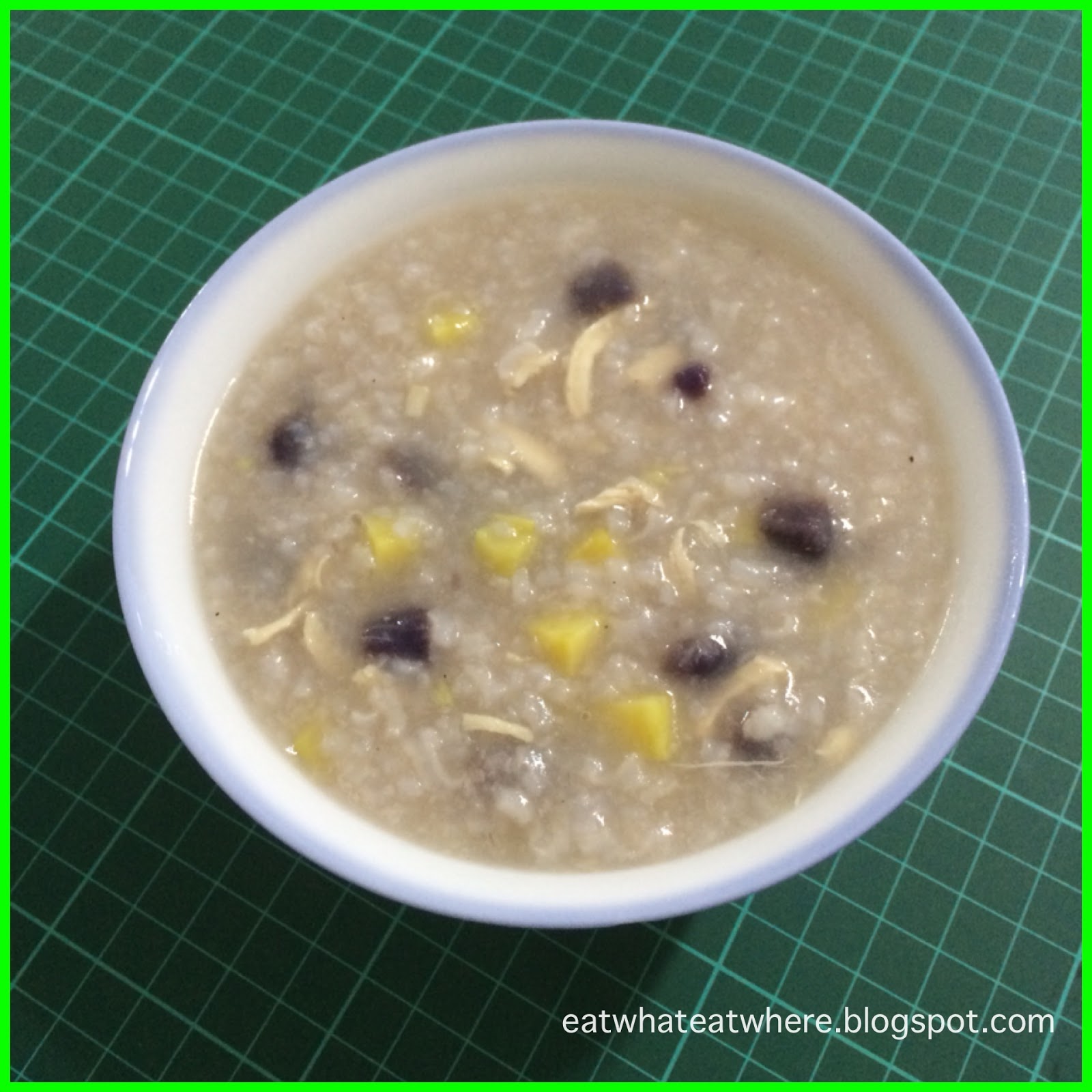 Eat what, Eat where?: #ewew cooks 3 Types of Porridge (with Chicken ...