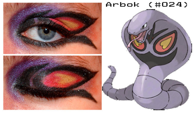 PACROID: Pokemon Eyeshadow Designs