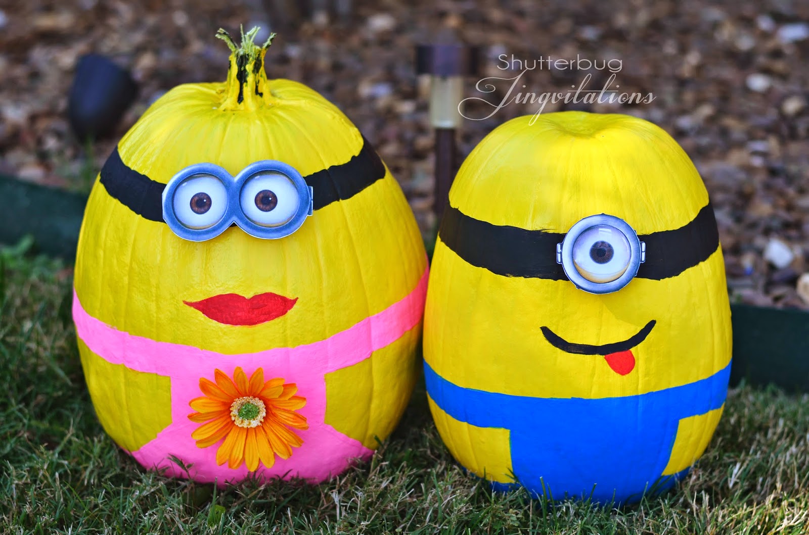 Jingvitations: Minion Pumpkins!
