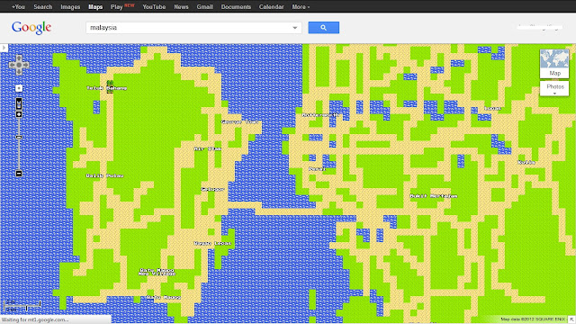 Share It Out: Google Maps in 8 bits!