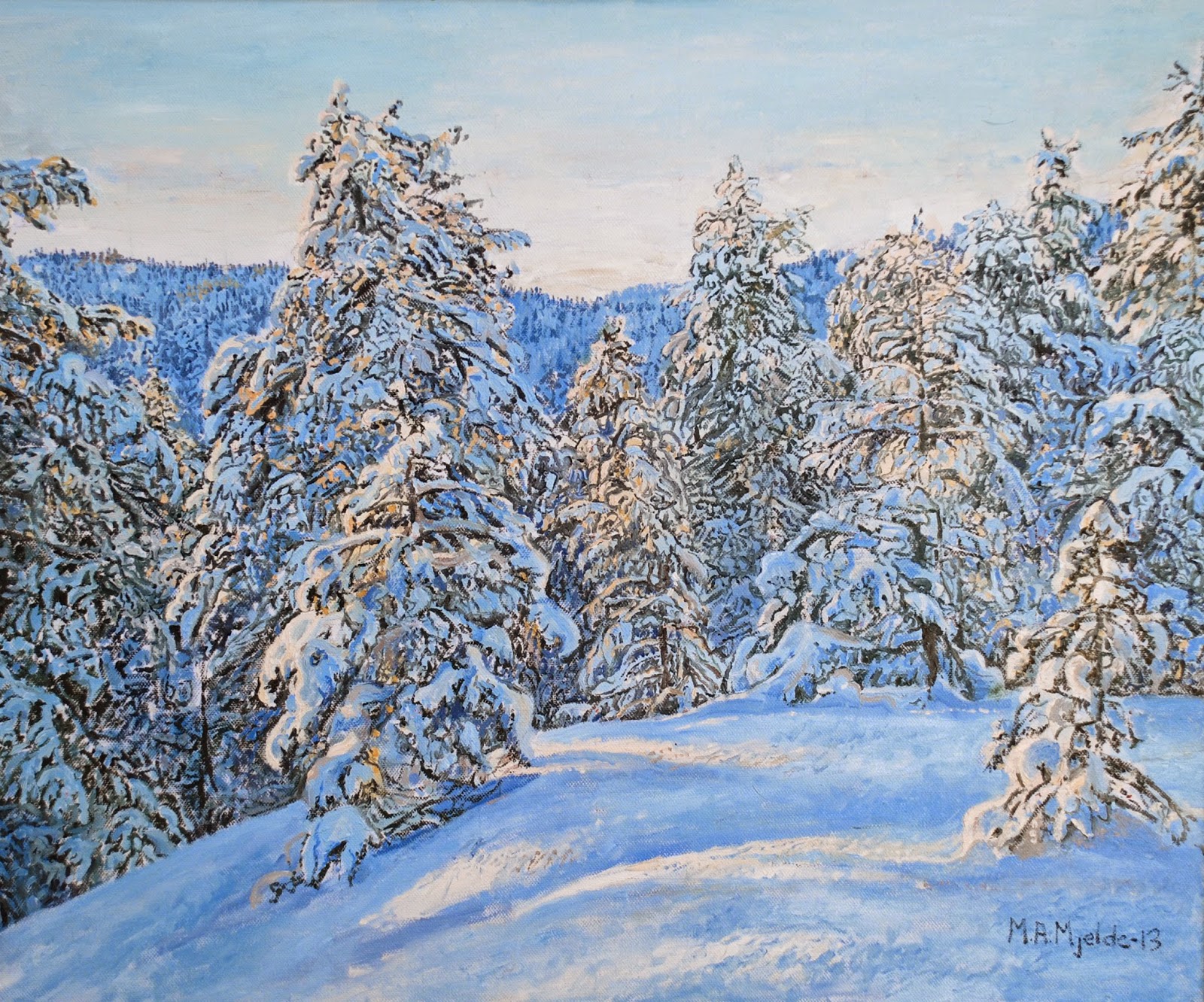 Kunst og Natur: Fire vintermotiv