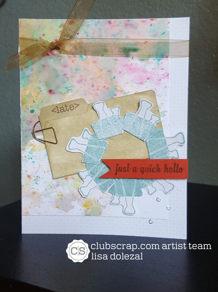 Rockin Paper Scissors and Glue: Just a Quick Hello