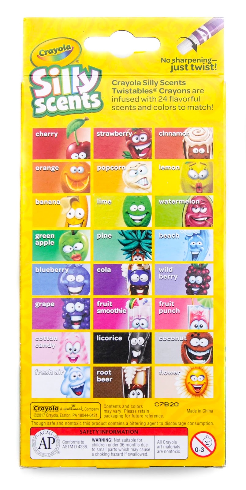 2017 Crayola Silly Scents Review: Markers, Twistable Crayons & Colored ...