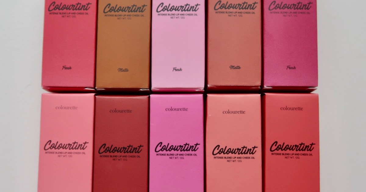 Colourette Colourtint Gets a revamp + Review + Swatches