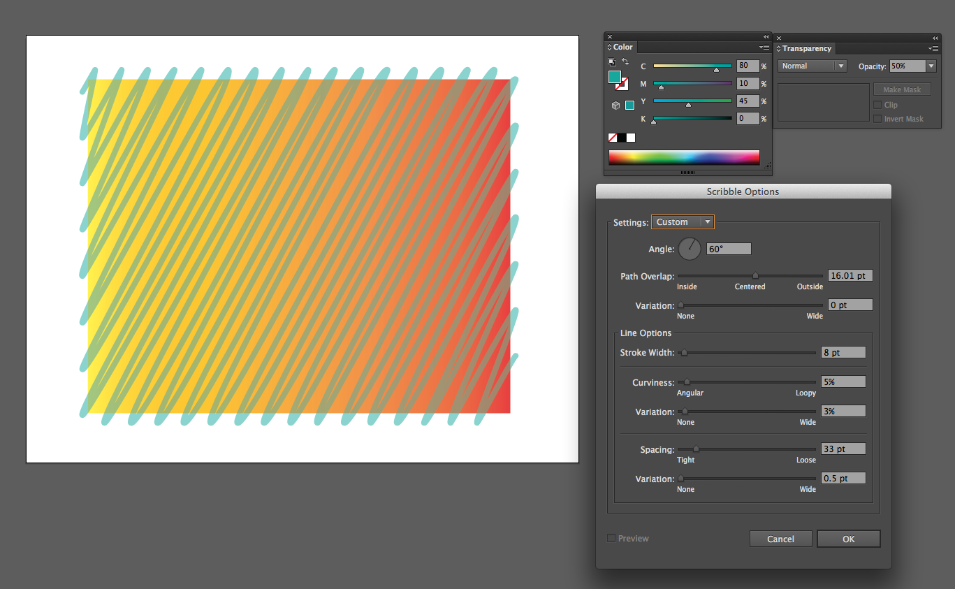Document Geek: Argyle Scribble