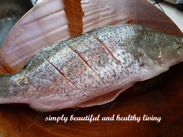 simply beautiful and healthy living: Pan Fried Siakap (Barramundi/Asian ...
