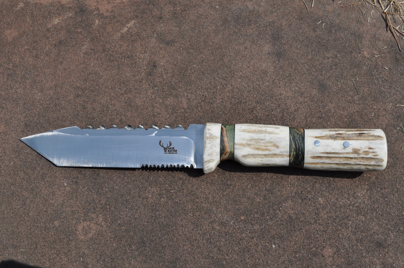 Jack Knives: This is a 12 1/2 inch tanto point knife made for Marcus ...