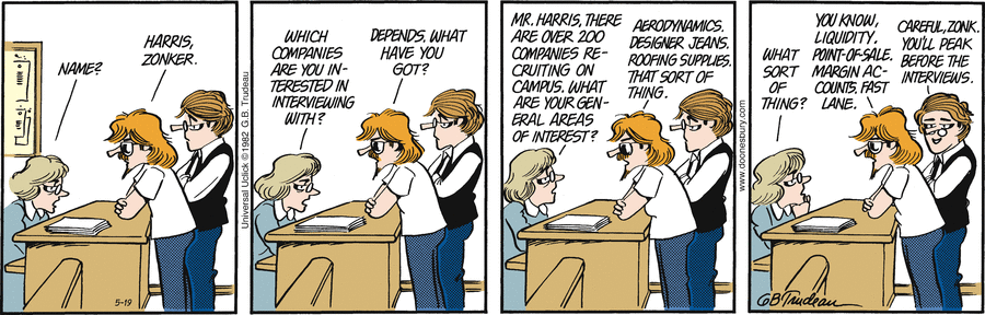 DownWithTyranny!: Nailing the job interview, Zonker Harris-style