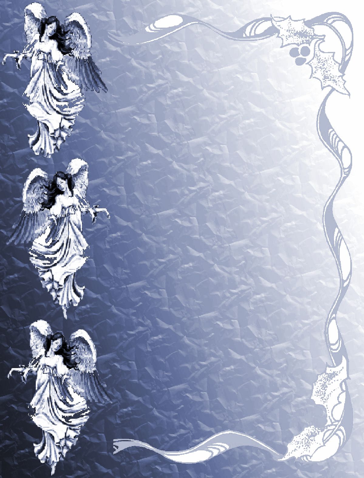 Christian Images In My Treasure Box: Angel Borders , Frames And Backgrounds