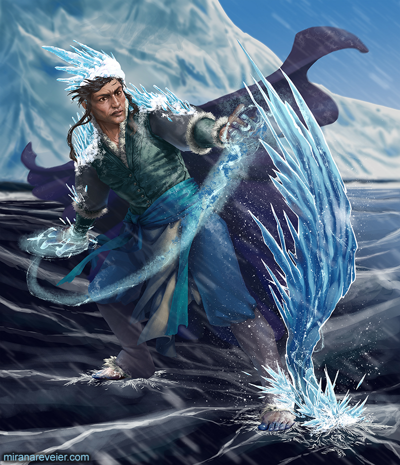 The Art Blog of Mirana Reveier: Character Design - Ice Warlock