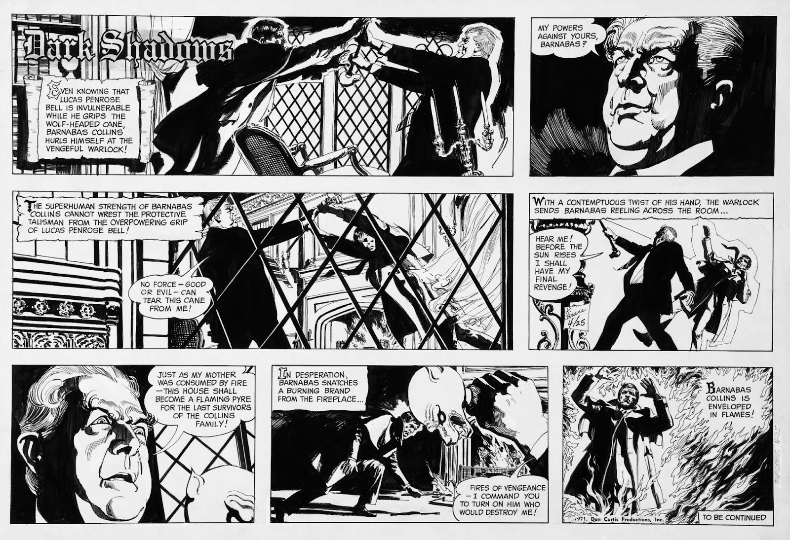 The Collinsport Historical Society: About that DARK SHADOWS comicstrip ...