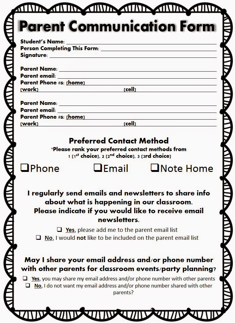 Eclectic Elementary: Back To School Parent Pack