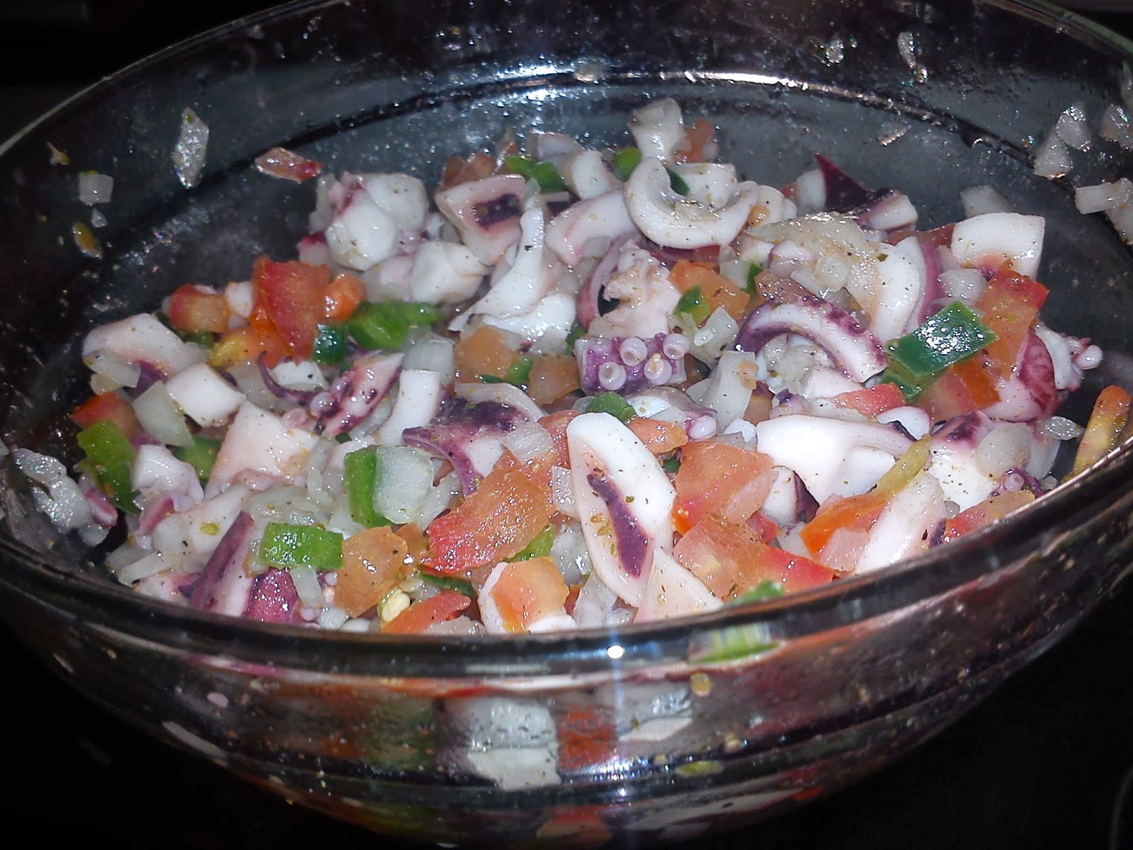 receitas da flavinha: Lula a vinagrete