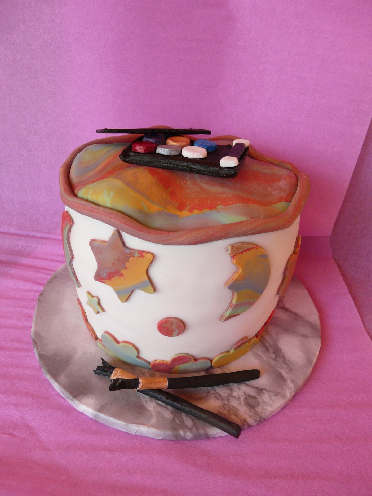 Lizi Tortái: Smink torta/Make up cake