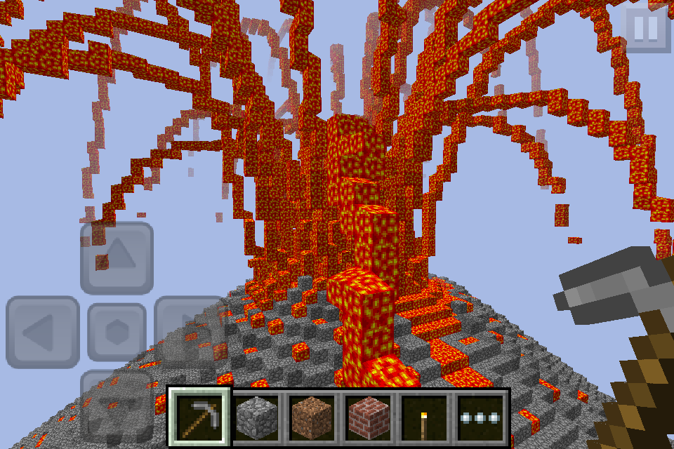 Minecraft PE Worlds: Volcano