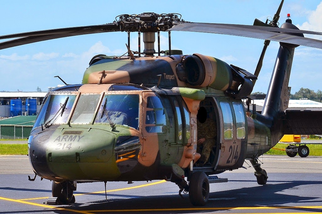 Central Queensland Plane Spotting: Australian Army Blackhawk A25-214 ...