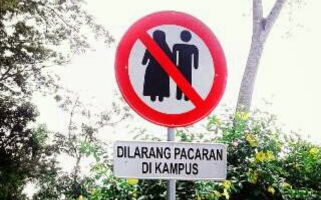 Rambu-rambu unik dilarang Pacaran di kampus Unib | HIMAGROTEK ...