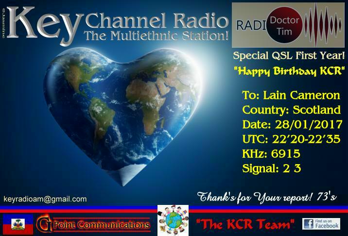 Scotland DX Blog: QSL From Key Channel Radio